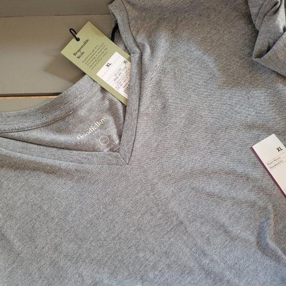 Goodfellow & Co | Shirts | Goodfellow Mens Xl Gray Standard V Neck ...